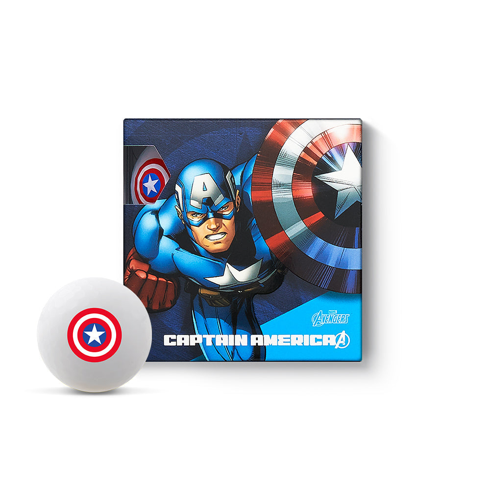 Marvel Captain America Golf Balls | Volvik Vivid Soft Gift Set (4 Pack ...