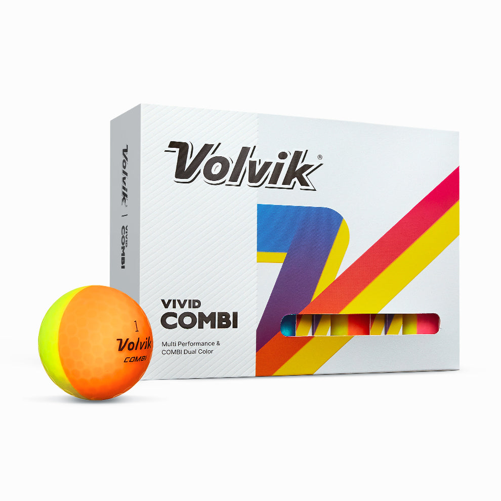 Volvik Vivid Combi Golf Balls | Dual-Color Alignment Design – Volvik USA