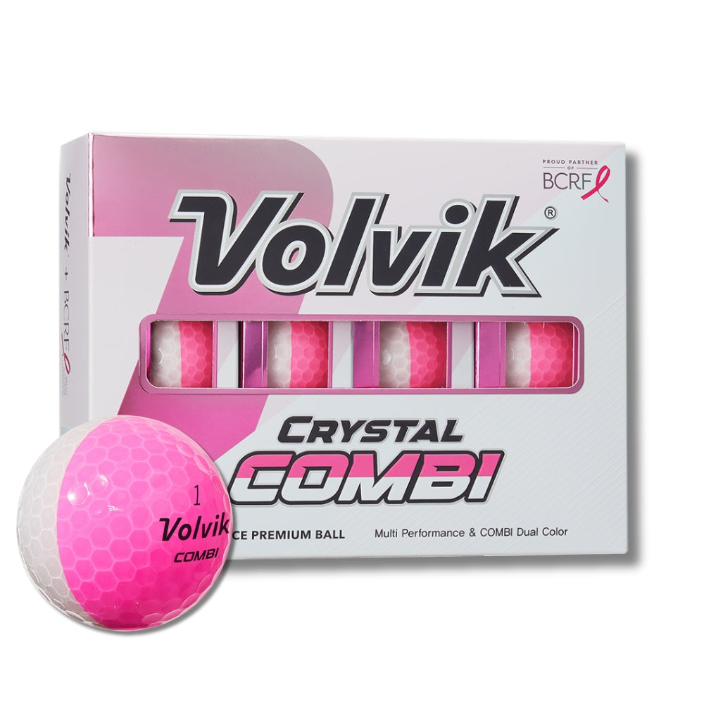 Crystal Combi | Breast Cancer Research Fund Golf Balls | Volvik ...